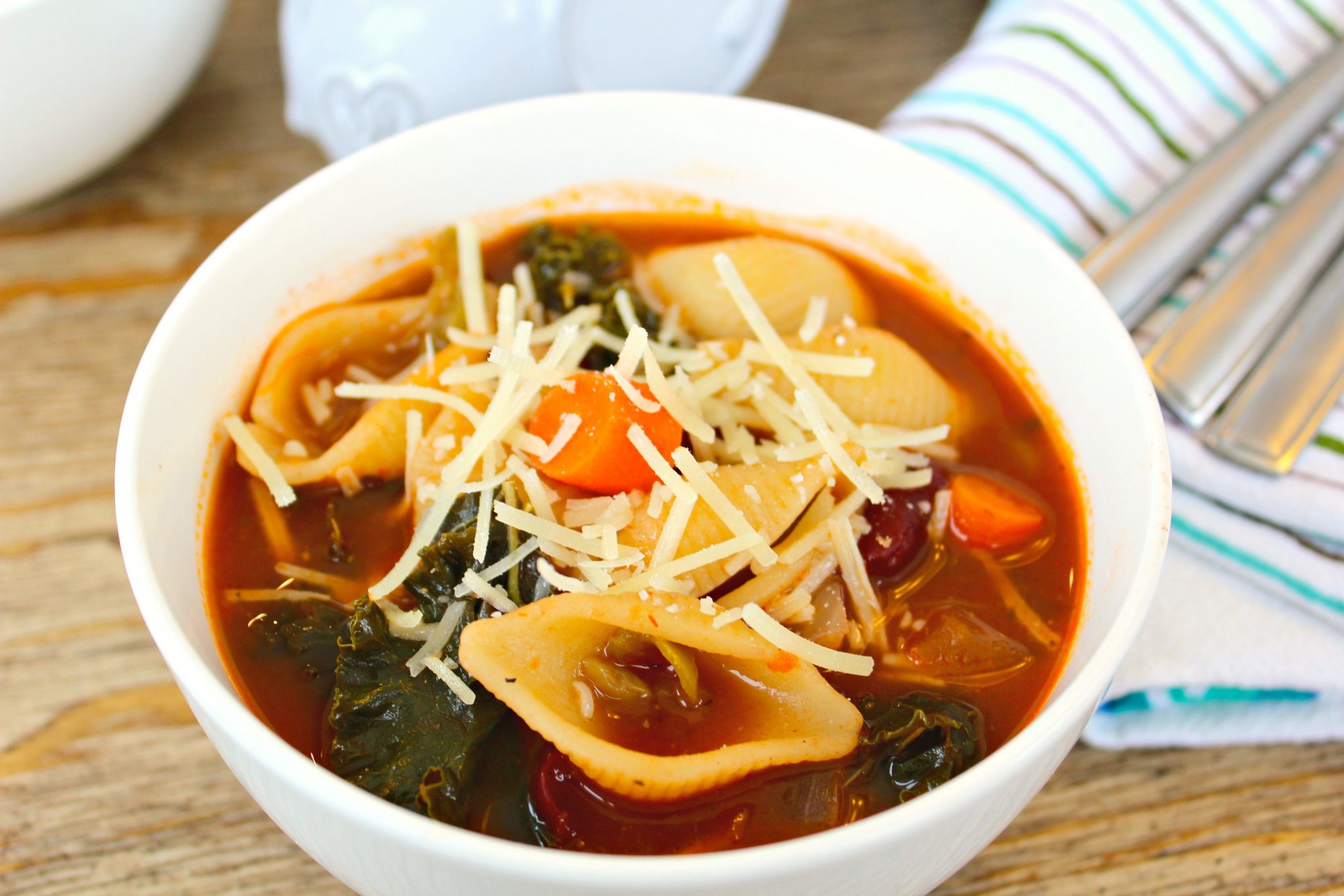 Quick Minestrone Soup - The Complete Savorist